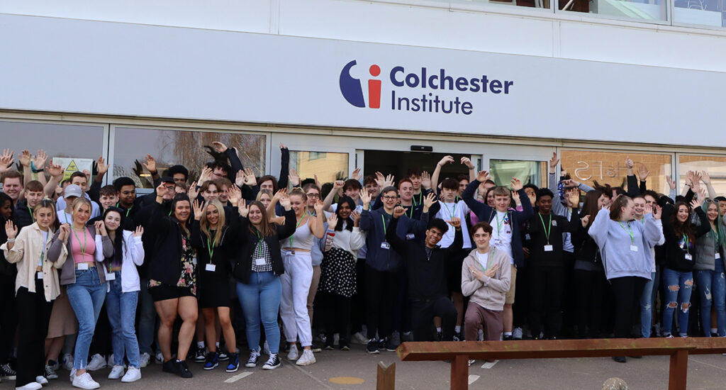 Students celebrate their exam achievements - Colchester Institute