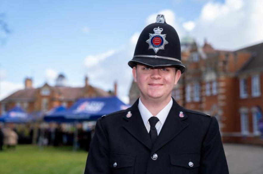 Colchester's newest police officer - Colchester Institute