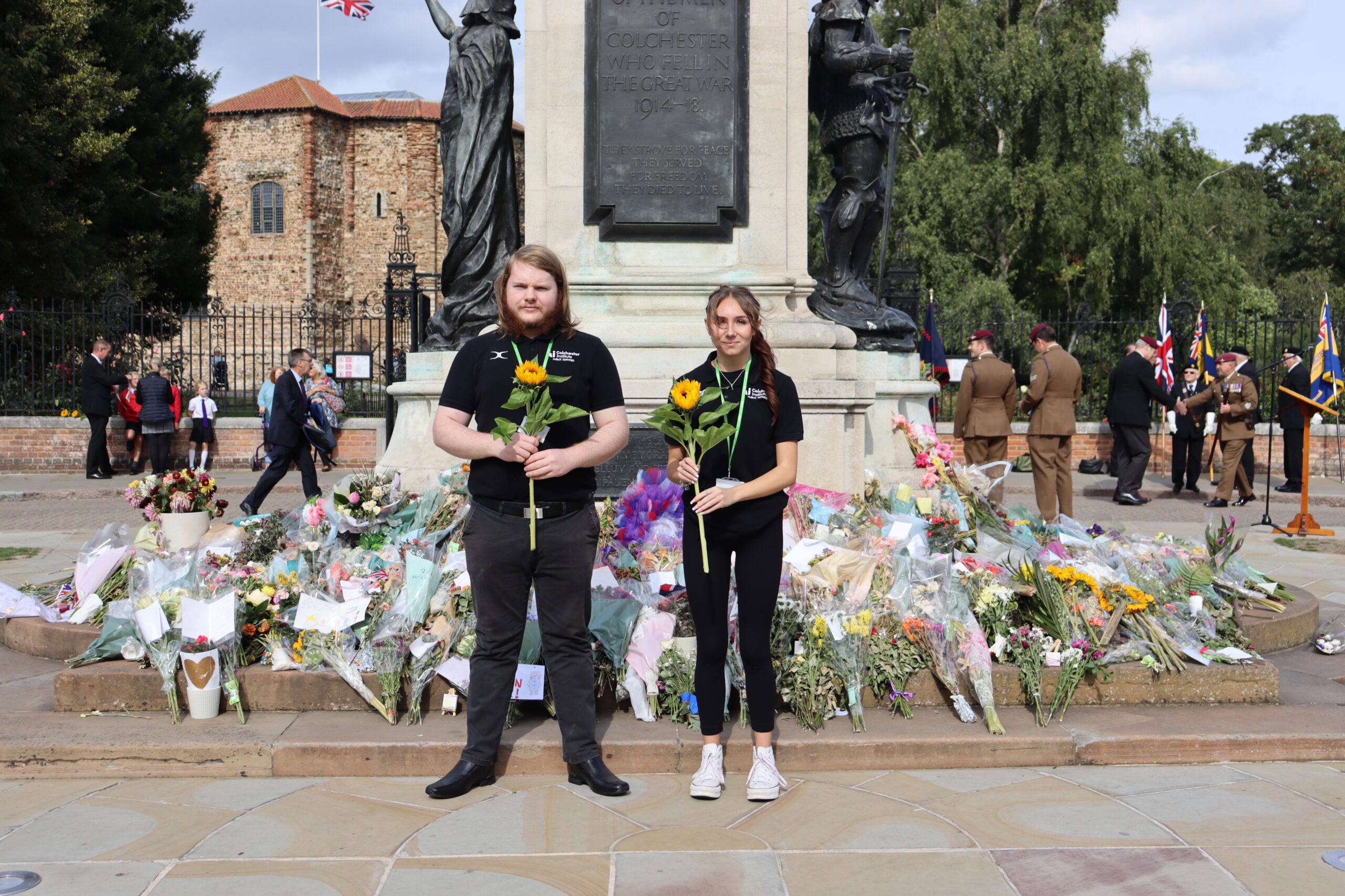 Public Services students attend memorial - Colchester Institute