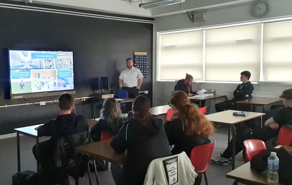 Former Public Services student talks about his work as a Prison Officer ...